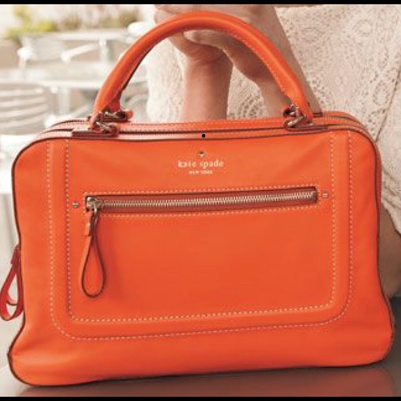Kate Spade Orange Handbag | semashow.com
